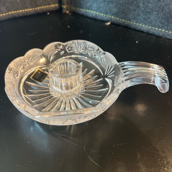Oneida | Accents | Vintage Oneida Crystal Southern Garden Chamberstick ...